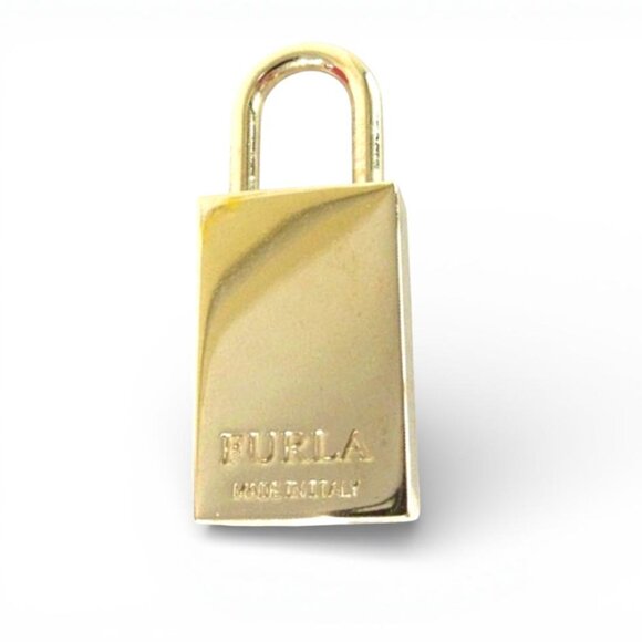 Furla | Bags | Furla Gold Tone Purse Lock Bag Charms Sm | Poshmark
